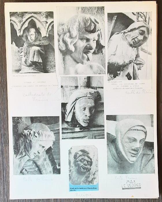 PLANCHE de collages: Documents de travail: Statues 312 :: Brocanka ...